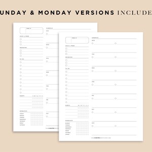 Weekly Planner to Do List Printable To-do Template for Home or Work ...