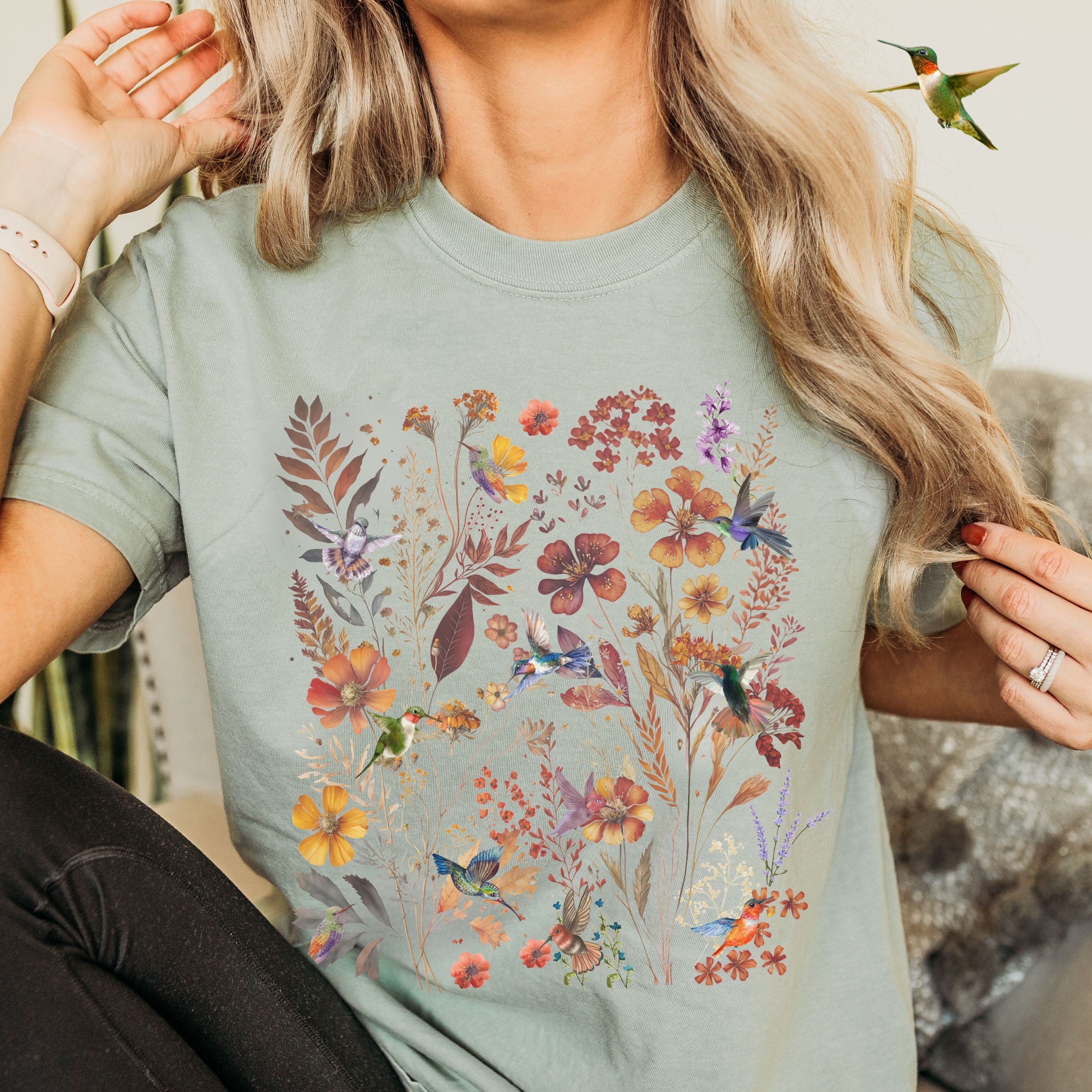 Cottage Core Aesthetic Cottage Comfort Colors Shirt, Nature Top ...