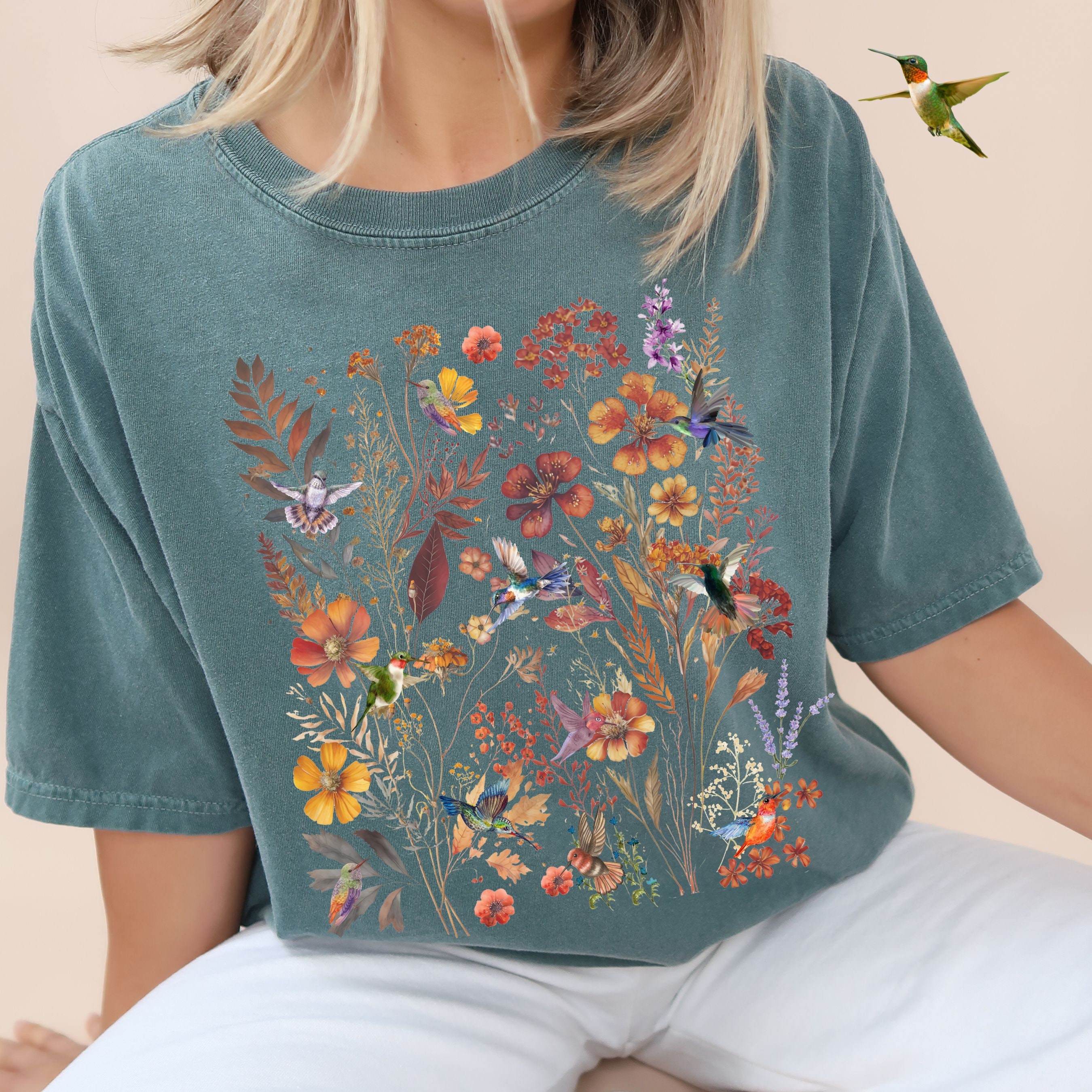 Cottage Core Aesthetic Cottage Comfort Colors Shirt, Nature Top ...