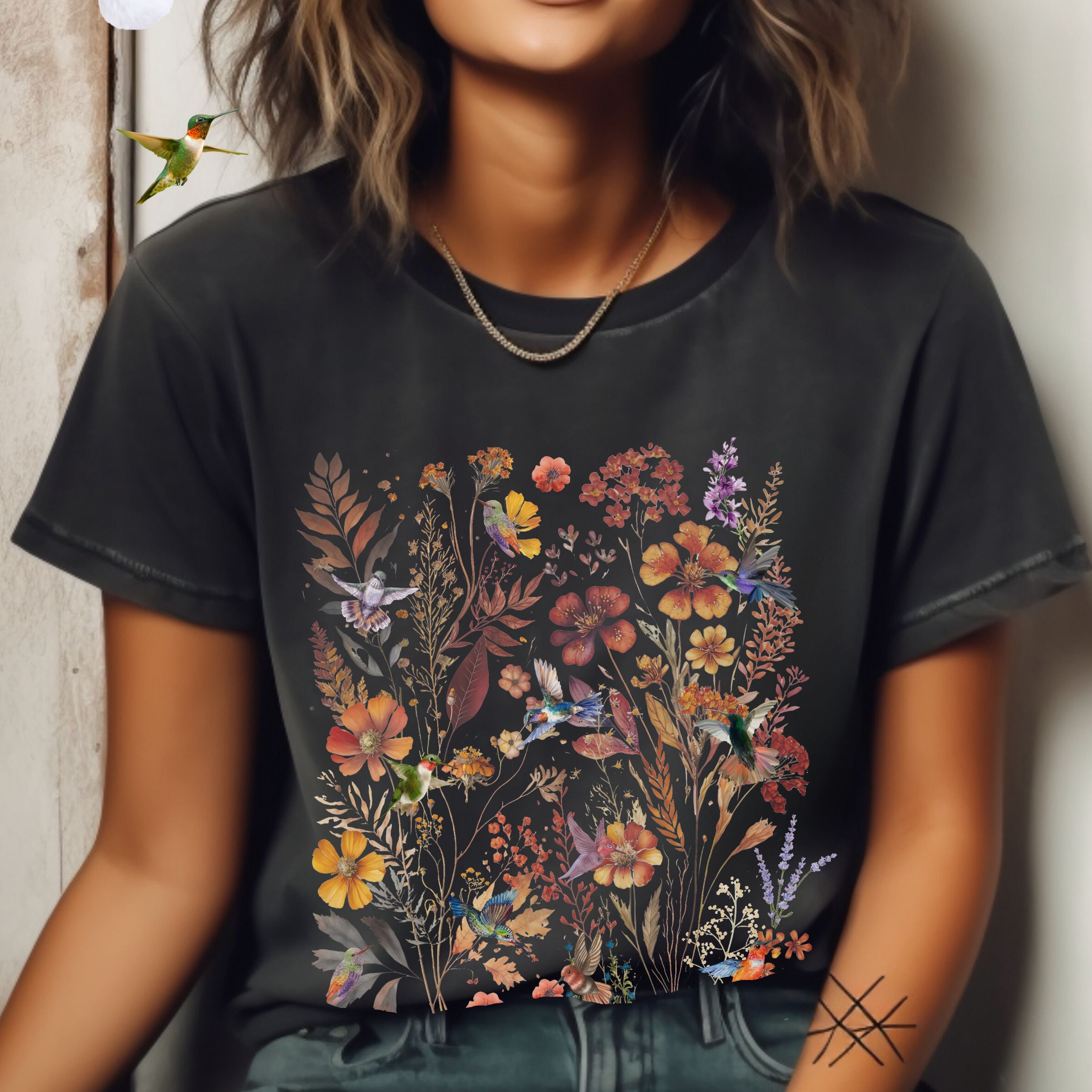 Cottage Core Aesthetic Cottage Comfort Colors Shirt, Nature Top ...