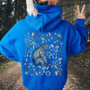 Bear Mystical Forest Cottagecore Hoodie Fairy Women,magical Gift for ...