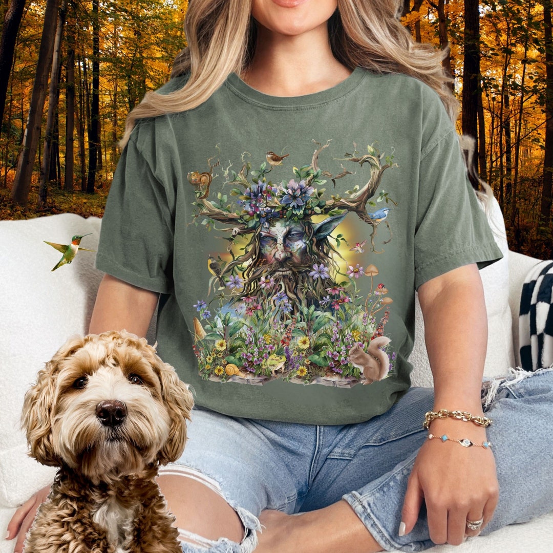 Forest Fairy Whimsical Fairycore Grunge Shirt,comfort Color® Mystical ...