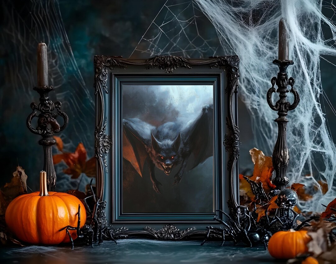 Vampire Wall Art Collection, Horror Film Lovers, Dark Home Decor ...