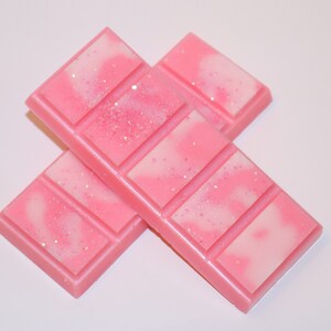 Pink Sugar Snap Bar Wax Melts | Pink Sugar Coconut Wax Melts| Luxury ...