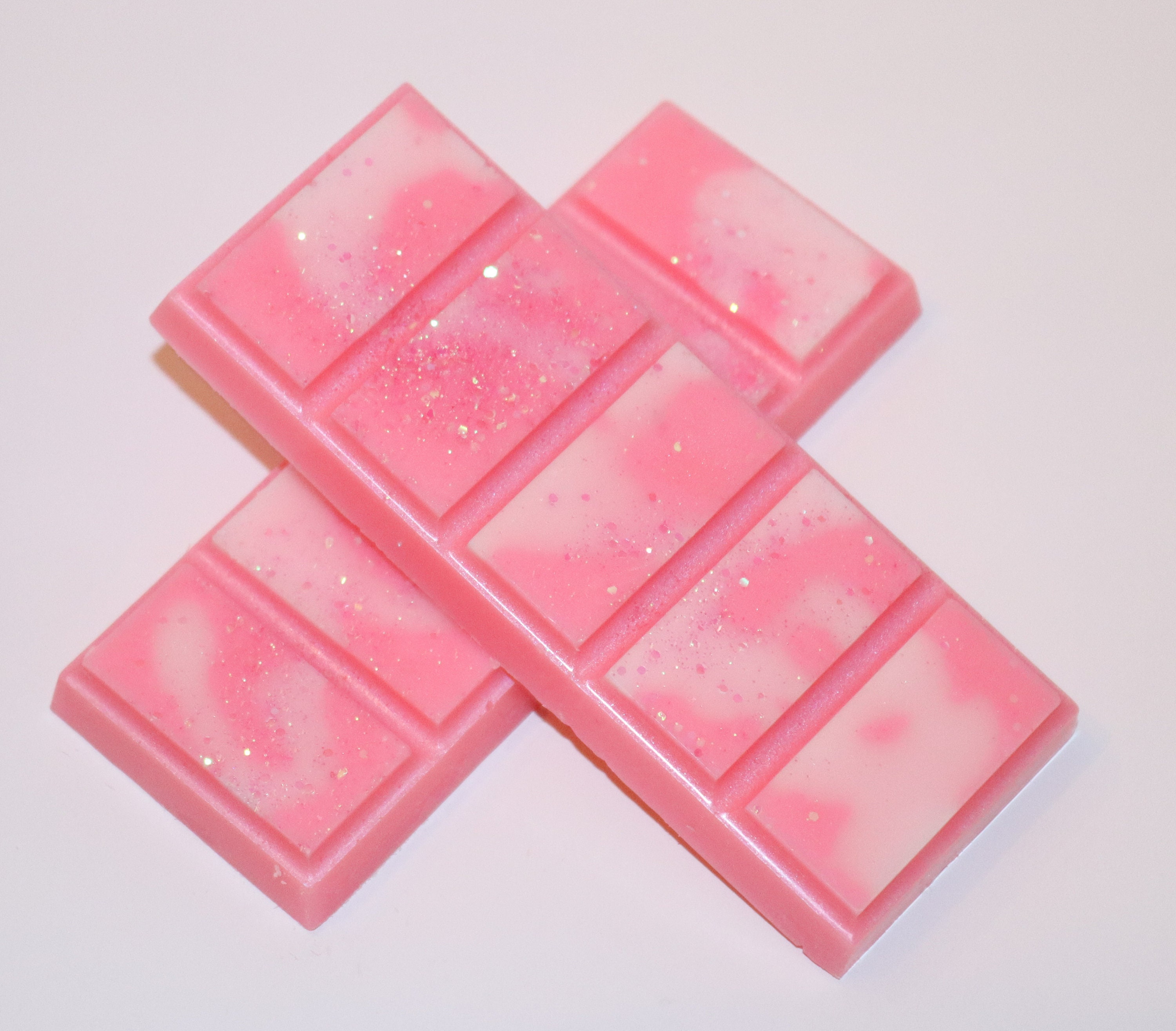 Pink Sugar Snap Bar Wax Melts | Pink Sugar Coconut Wax Melts| Luxury ...