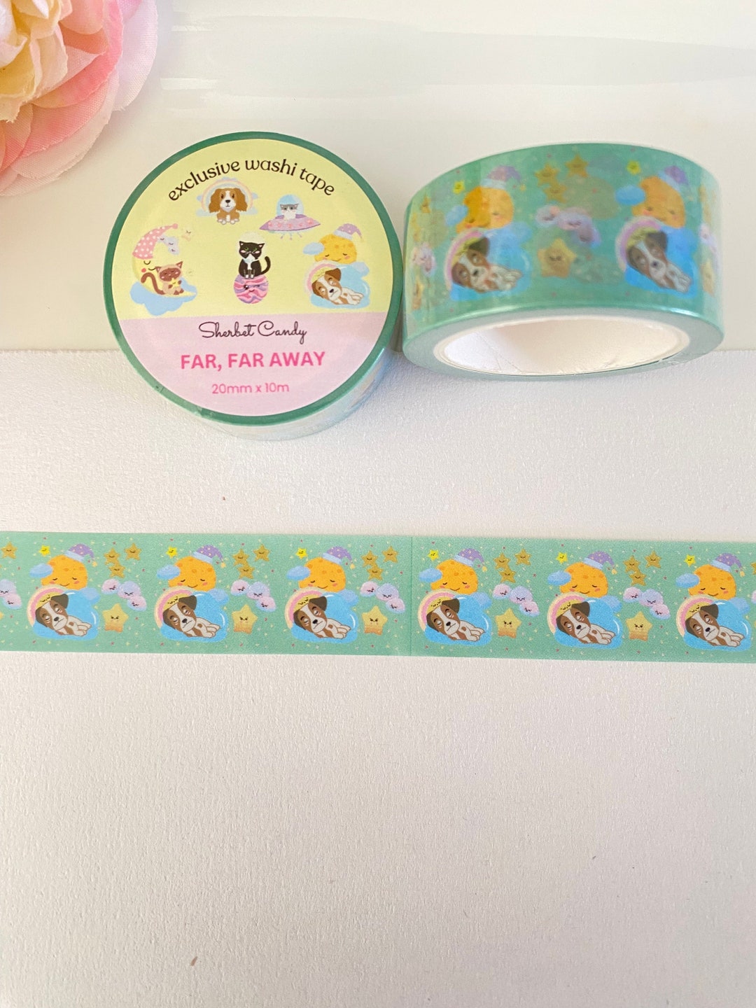 Candy Sleeping on a Cloud Washi Tape - Etsy