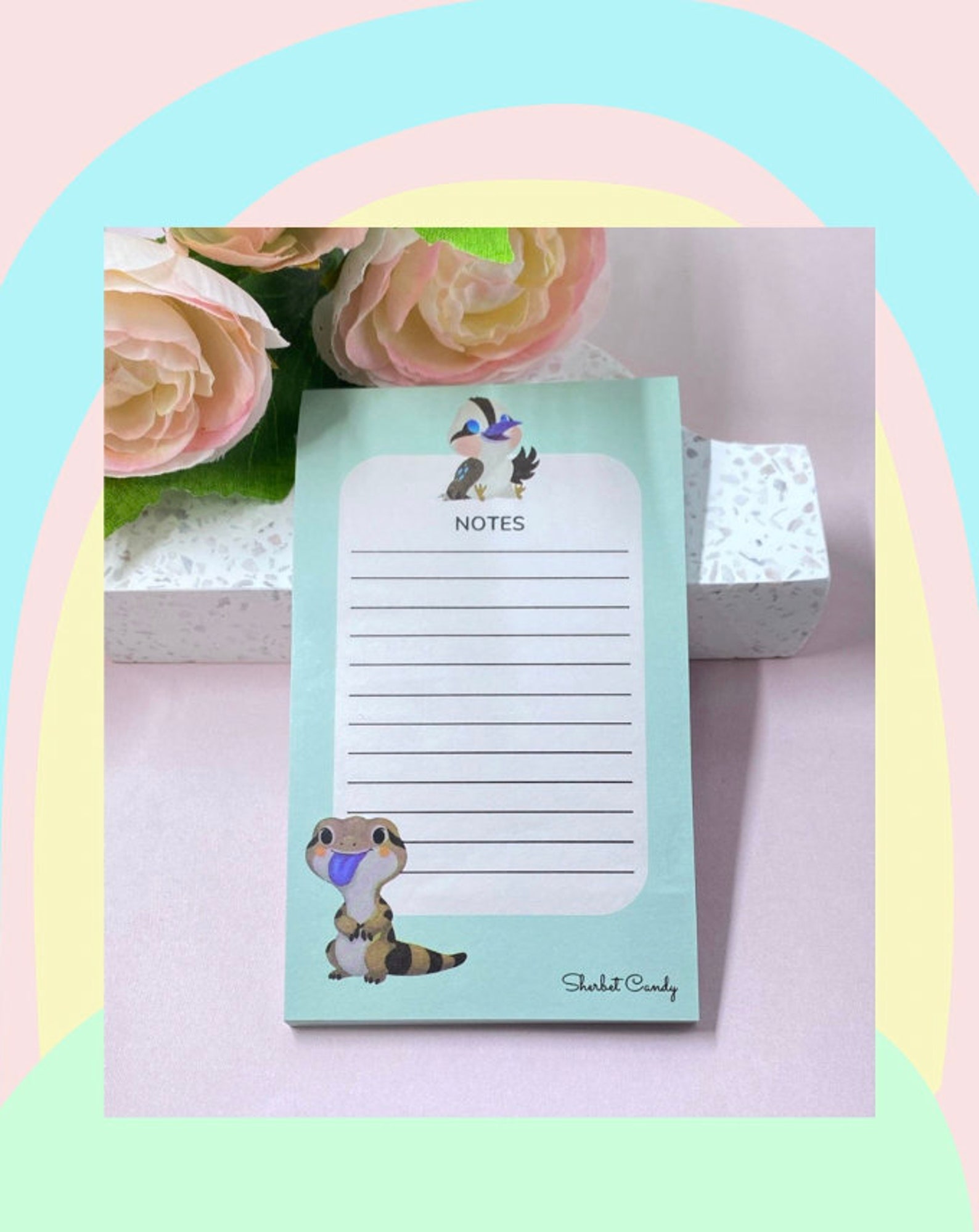 Aussie Animals Sticky Notes / Cute Stationery / Cute Animals / Kawaii ...