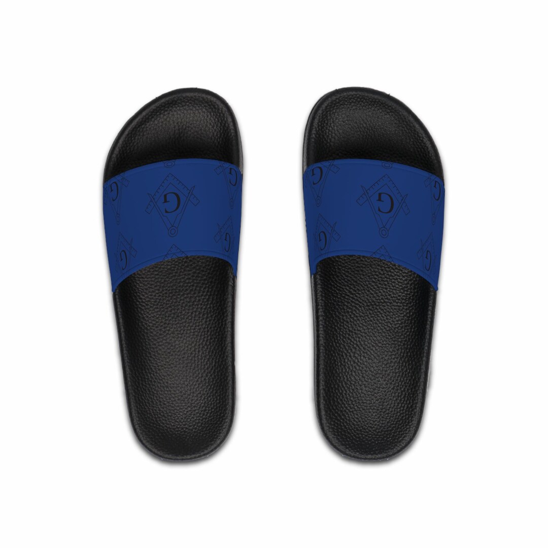 Freemason Slide Sandals, Master Mason Slide Sandals, Blue Lodge Masonic ...