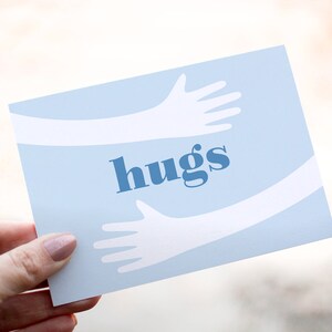 Sympathy Card HUGS Card Digital Download, Print at Home. A Card for ...