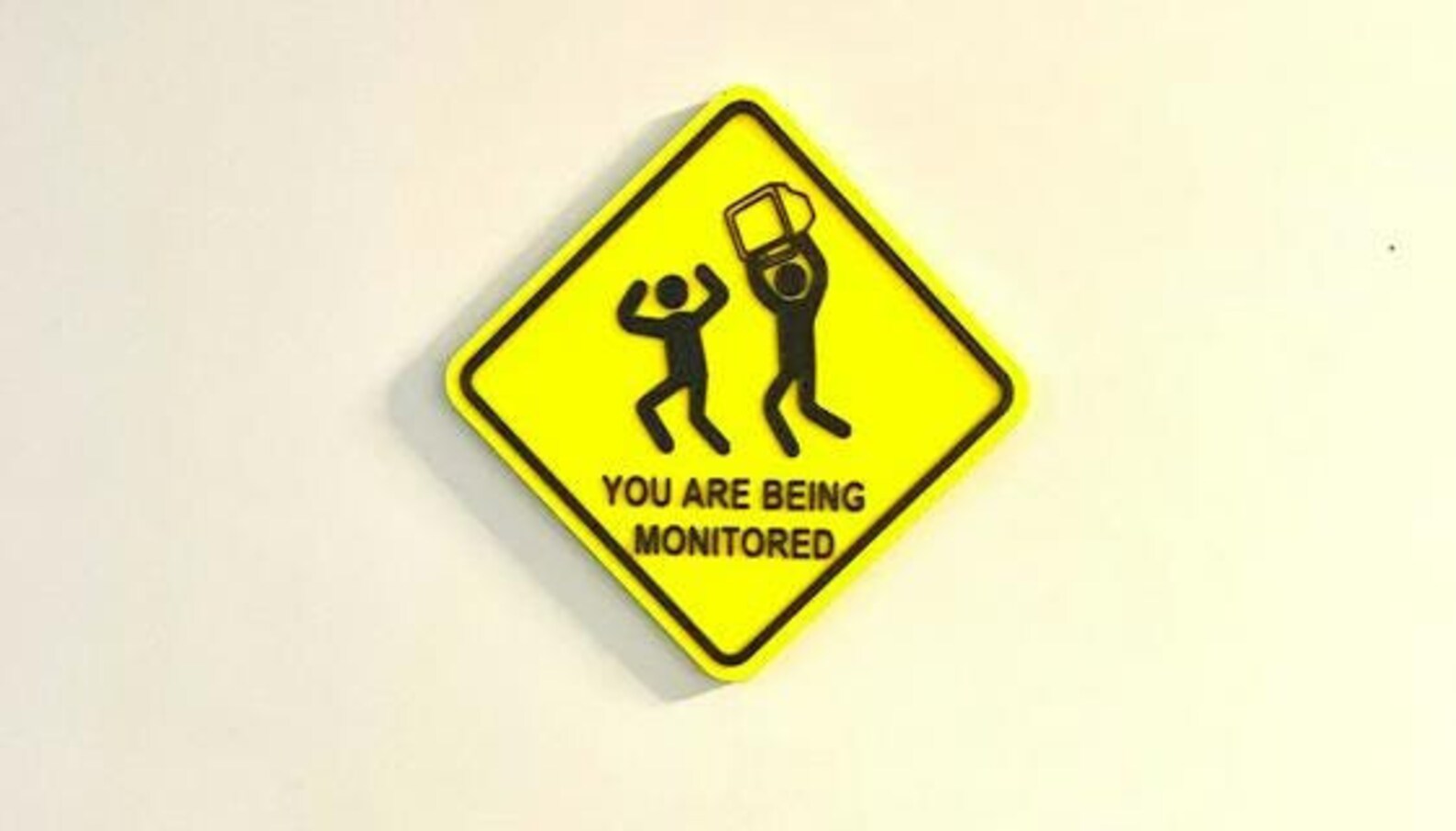You Are Being Monitored Sign - Etsy