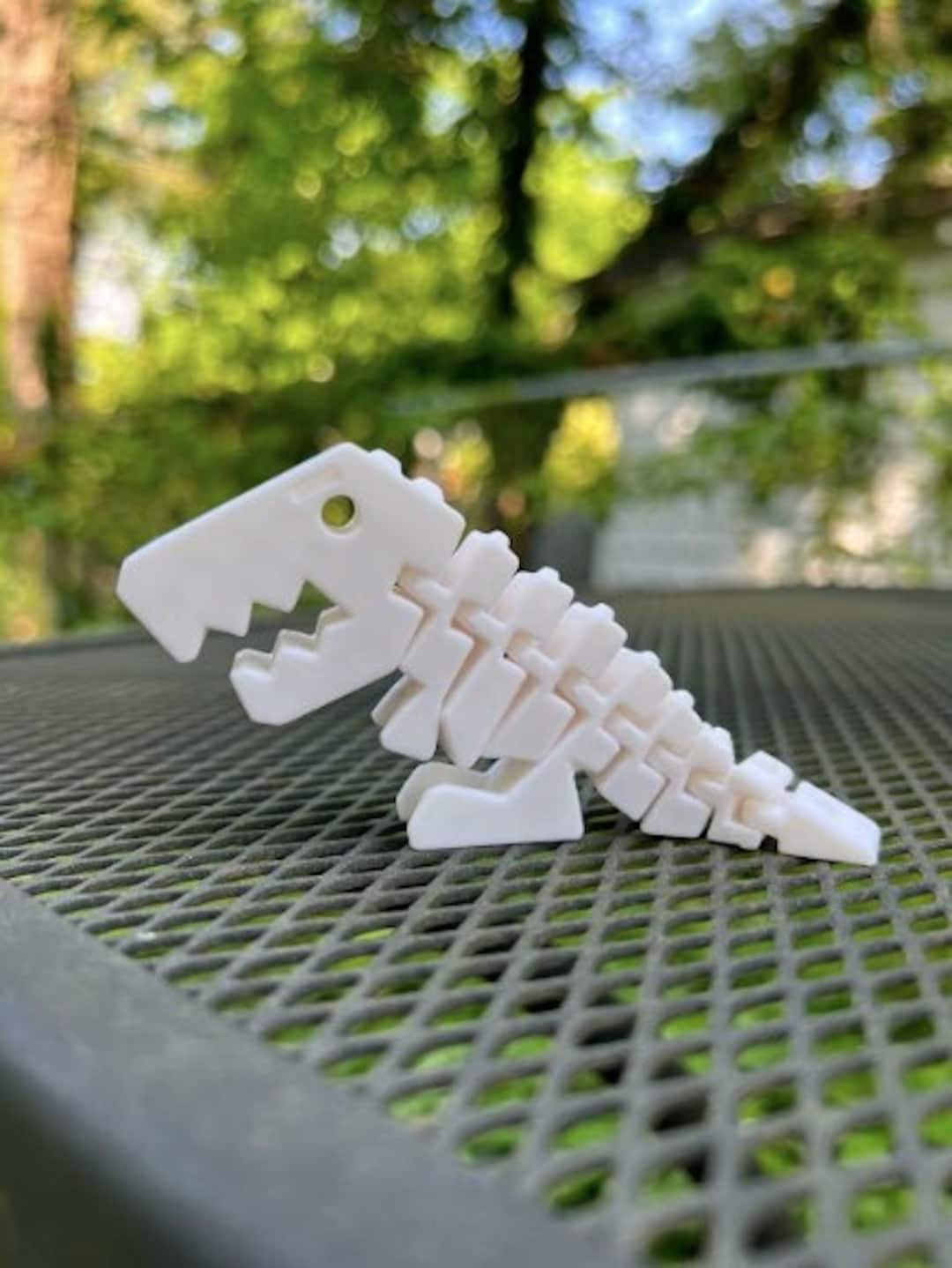 Articulated 3d Printed Dino, Small T-rex Decor for Desk, Fidget ...