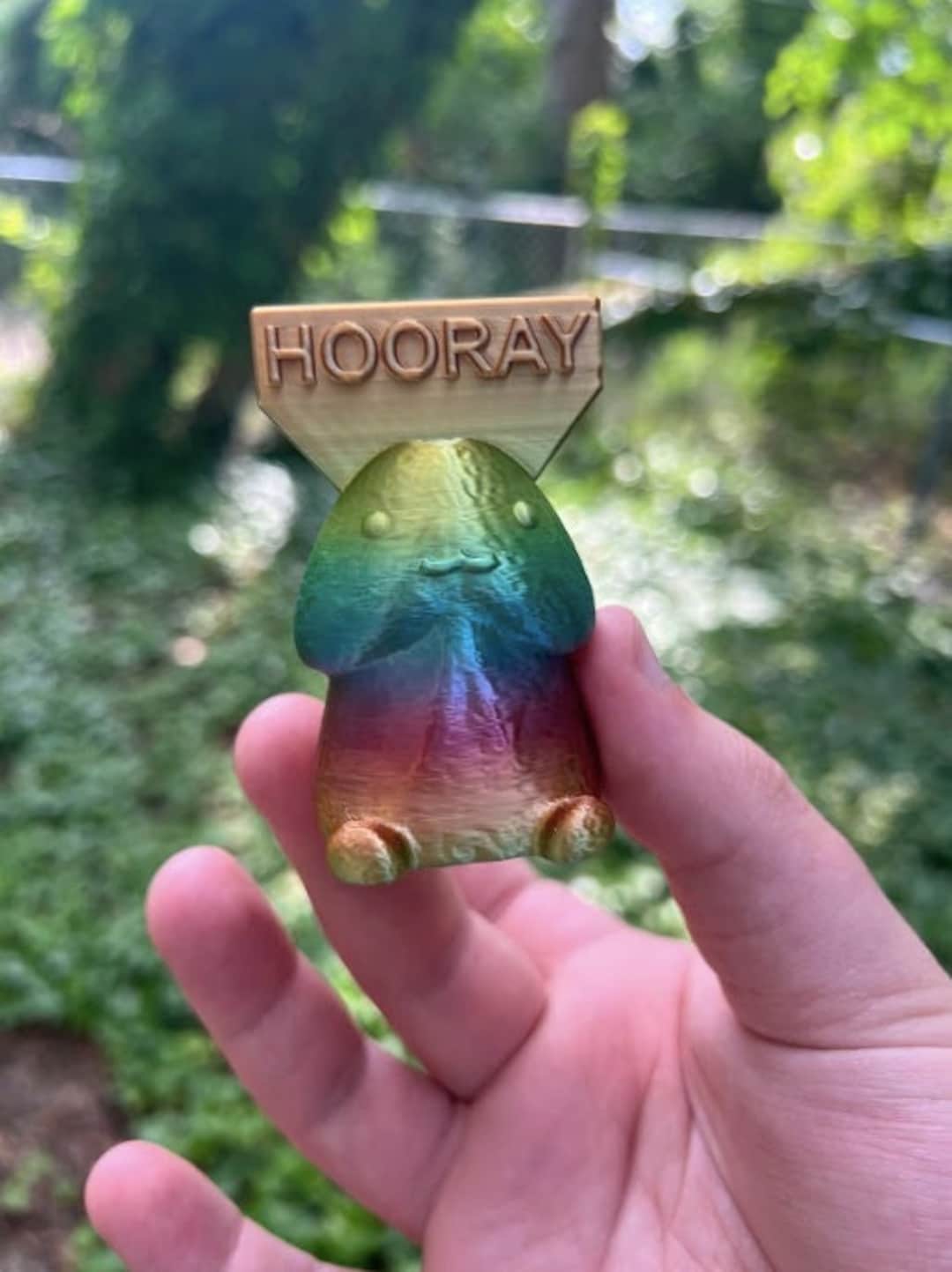 Hooray Weiner Figure, Small 3d Printed Penis Award, Great Job Trophy ...