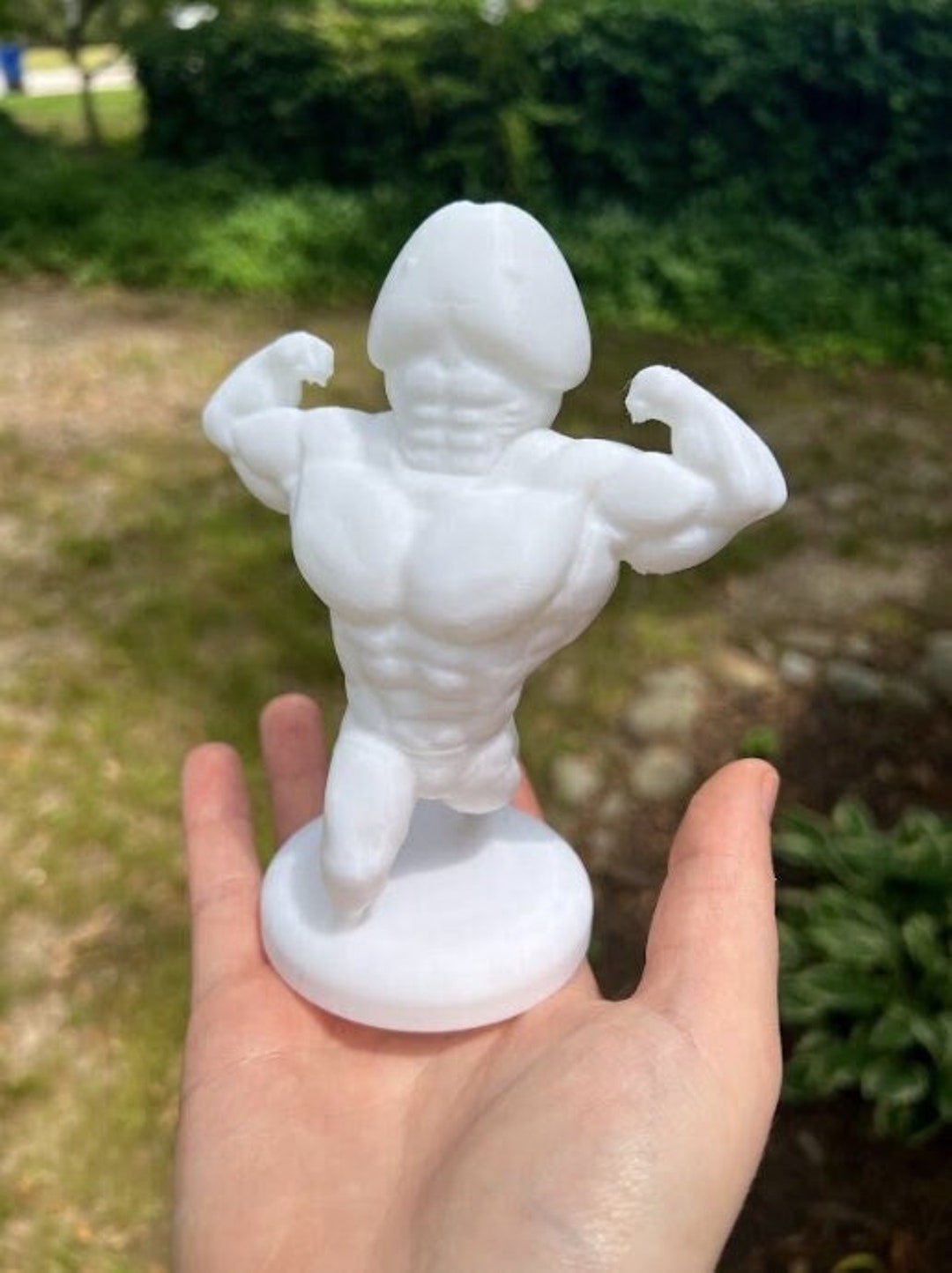 Ultra Swole Weiner Figure 3d Print, Penis Body Builder Sculpture, Funny ...