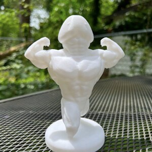 Ultra Swole Weiner Figure 3d Print, Penis Body Builder Sculpture, Funny ...