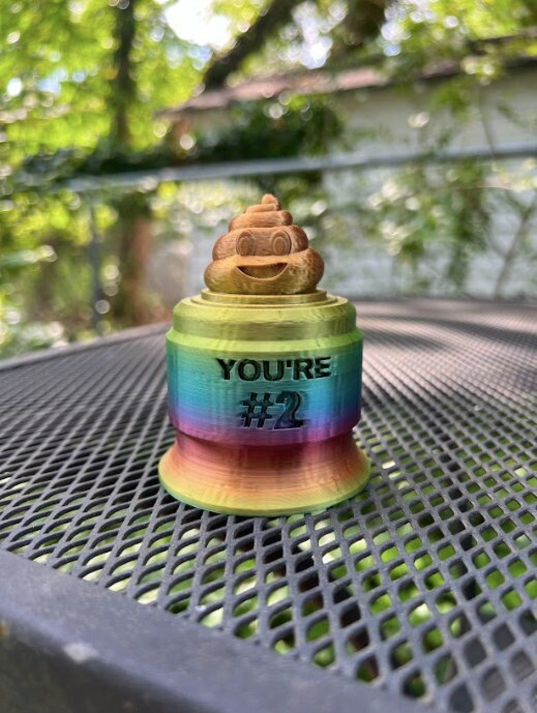 Number Two Poo Award Youre 2 Poop Trophy Funny Loser Awards - Etsy