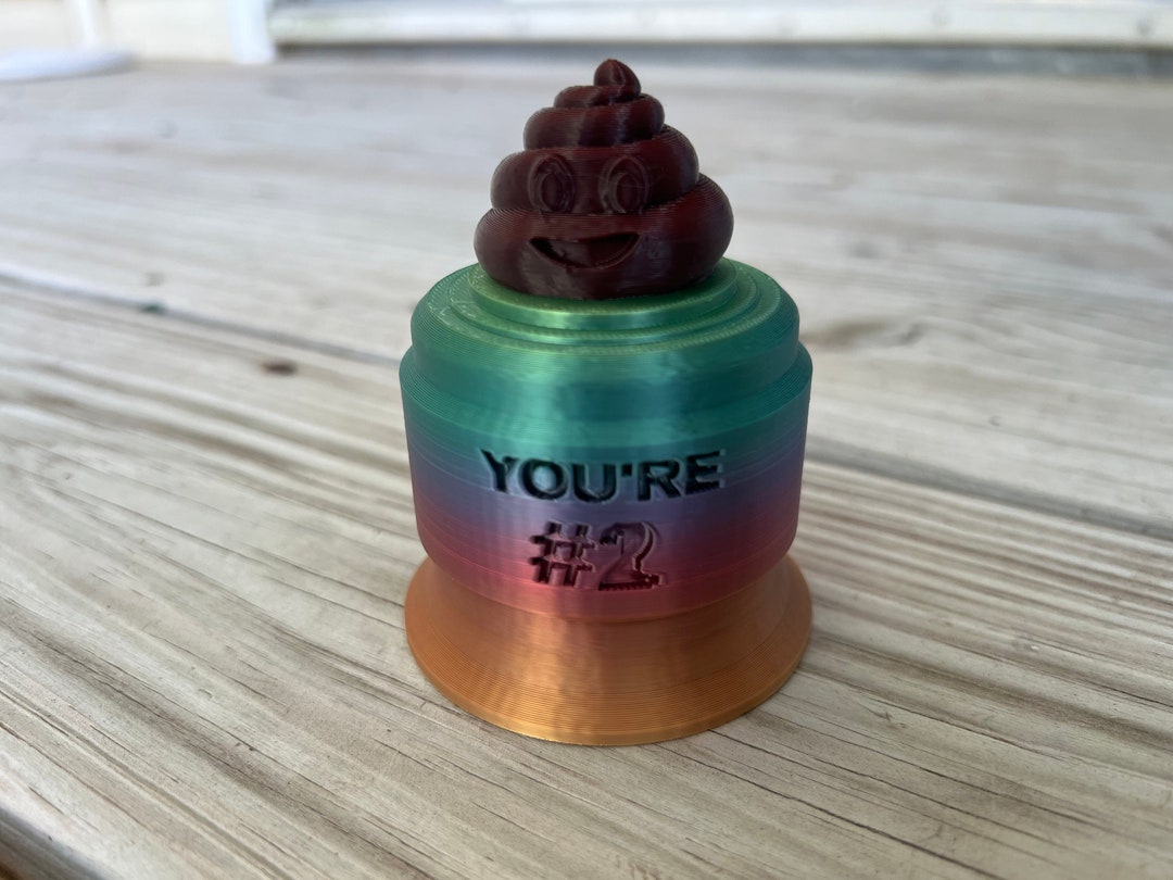 Number Two Poo Award, Youre 2 Poop Trophy, Funny Loser Awards and ...