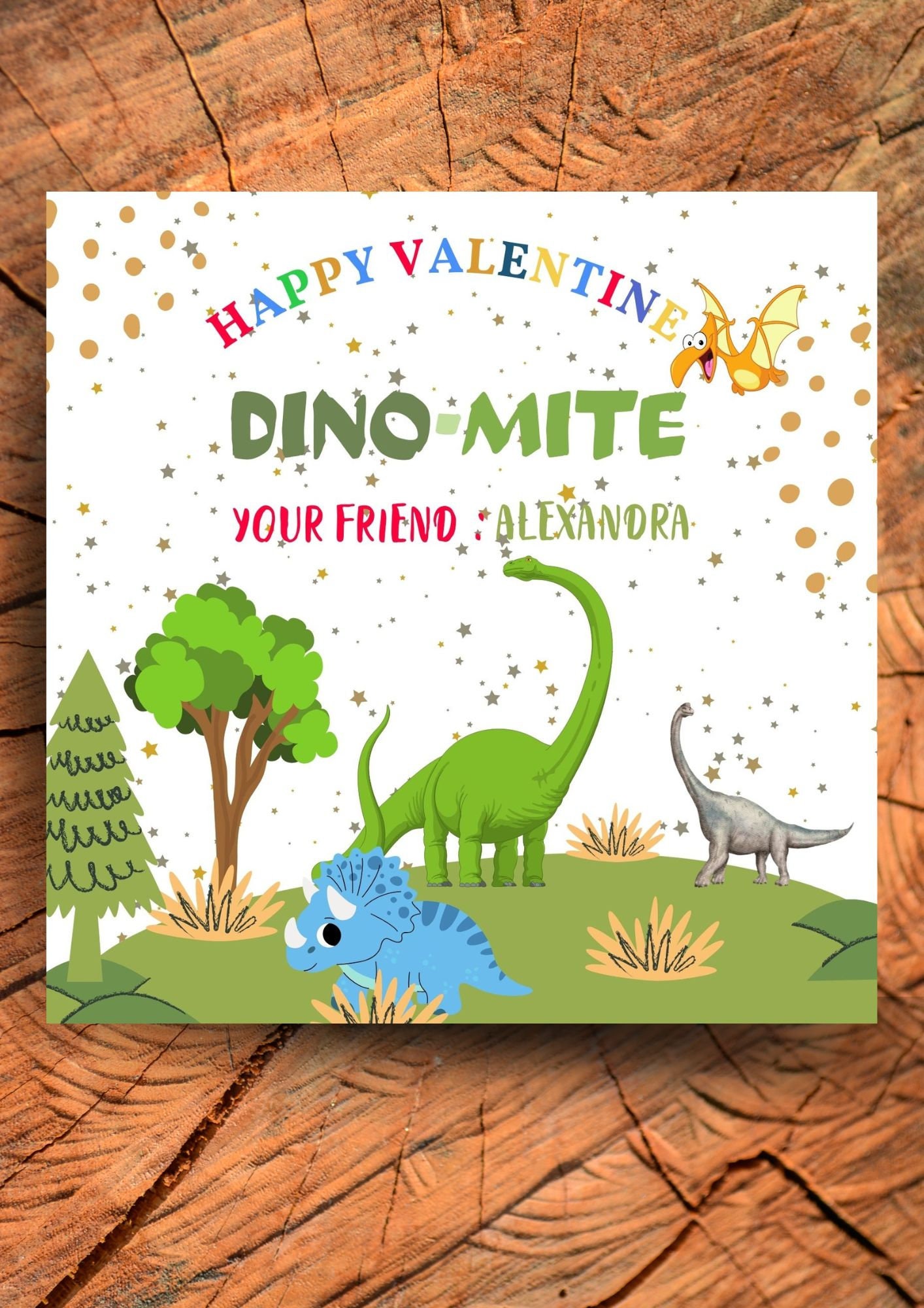 Dino-mite, Valentines Day Gift Card, Happy Valentines Day,editing ...