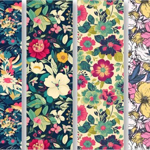 Florals Seamless Patterns for Print on Demand Commercial Use Digital ...