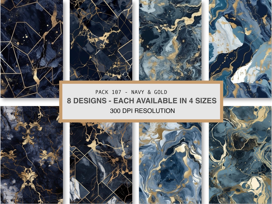 Marble Design Digital Paper Seamless Patterns for Print on Demand ...