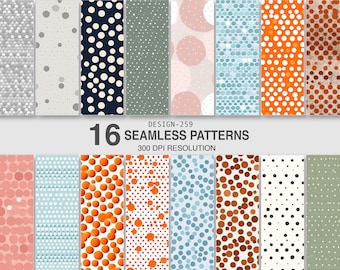 Seamless Patterns for Print on Demand Commercial Use Digital Patterns ...