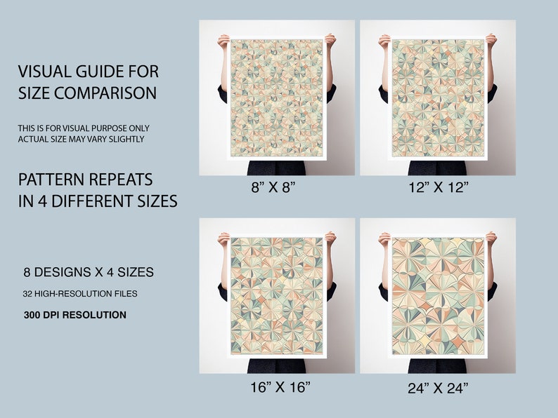 Seamless Digital Patterns for Print on Demand Commercial and Personal ...