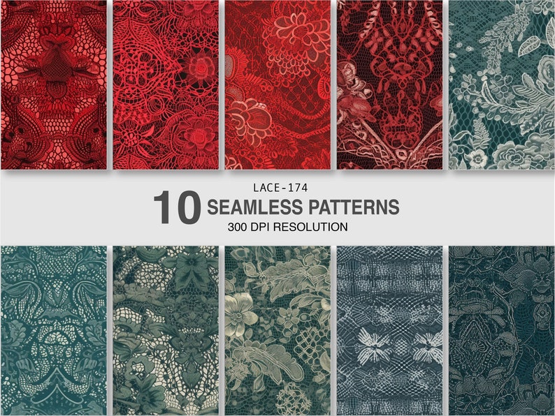 Seamless Patterns for Print on Demand Commercial Use Digital Patterns ...