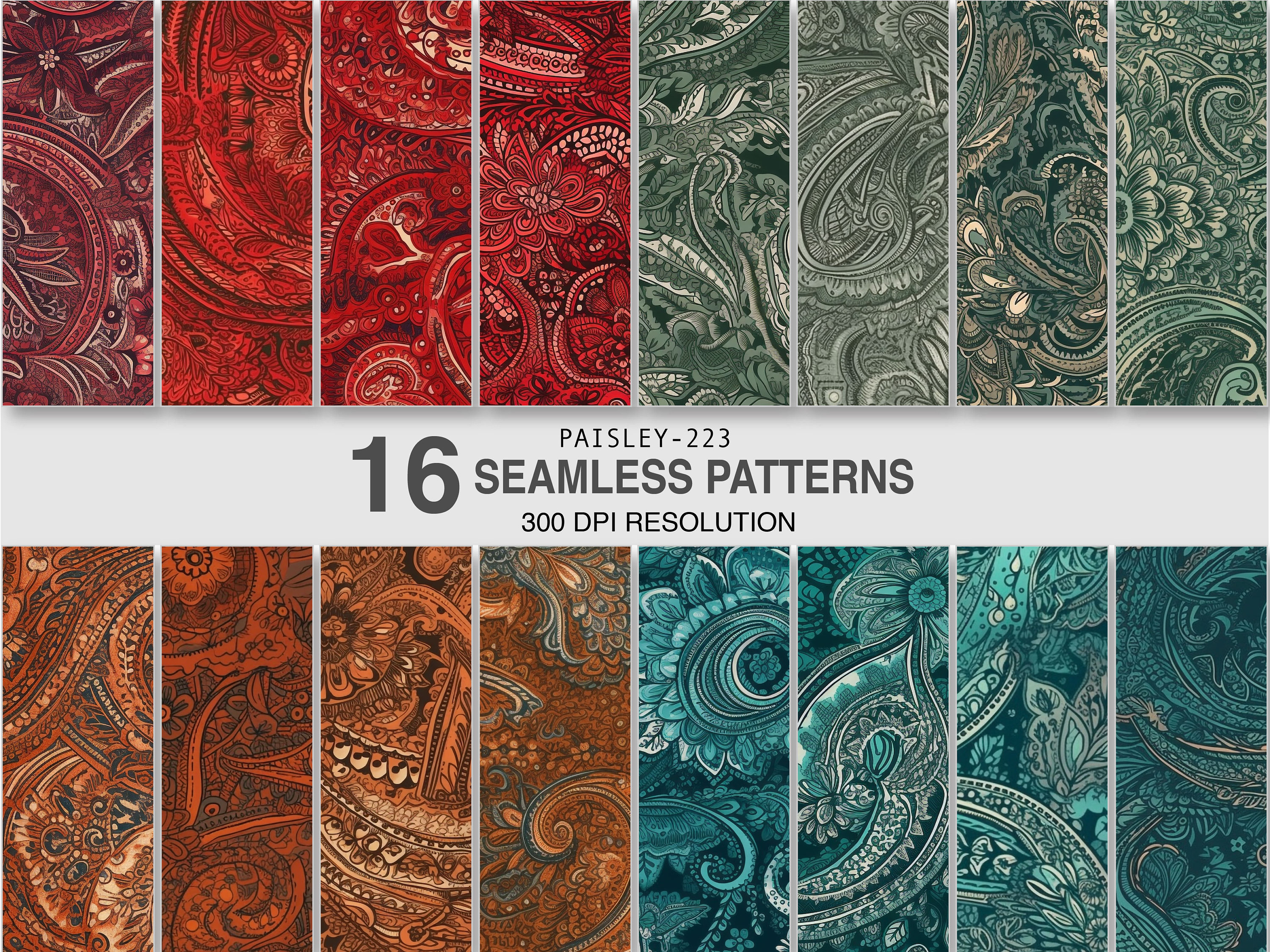 Seamless Patterns Digital for Print on Demand Commercial Use Digital ...