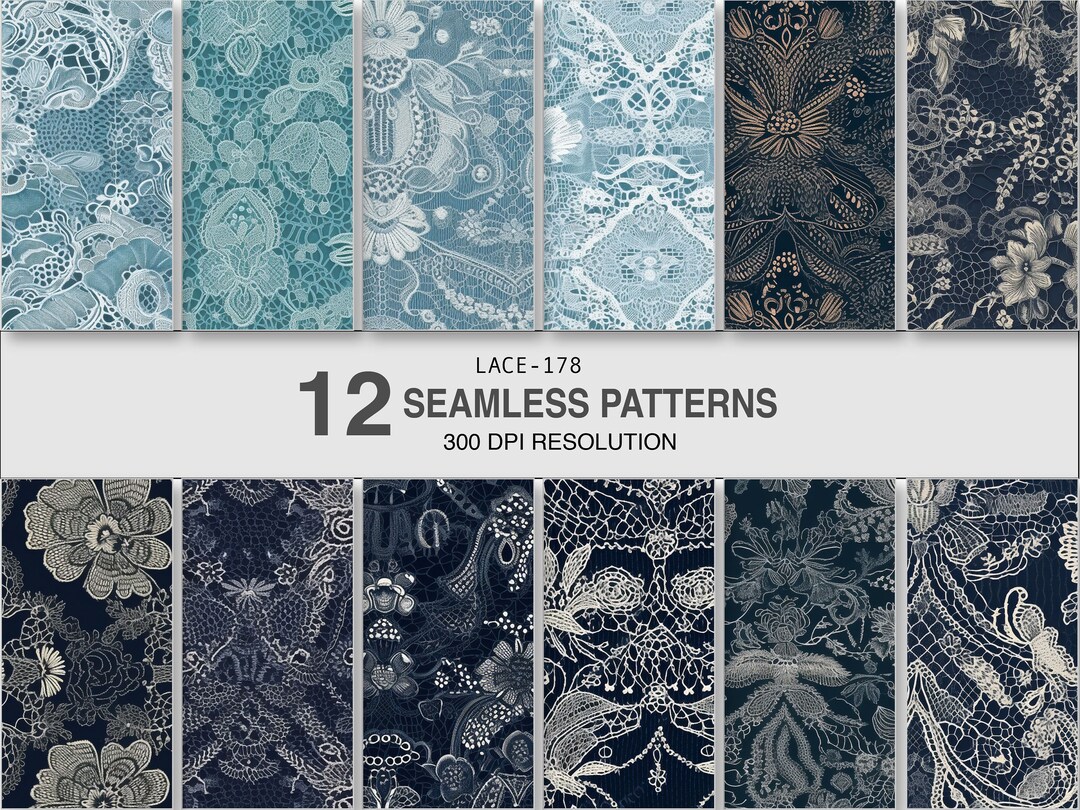 Seamless Patterns for Print on Demand Commercial Use Digital Patterns ...