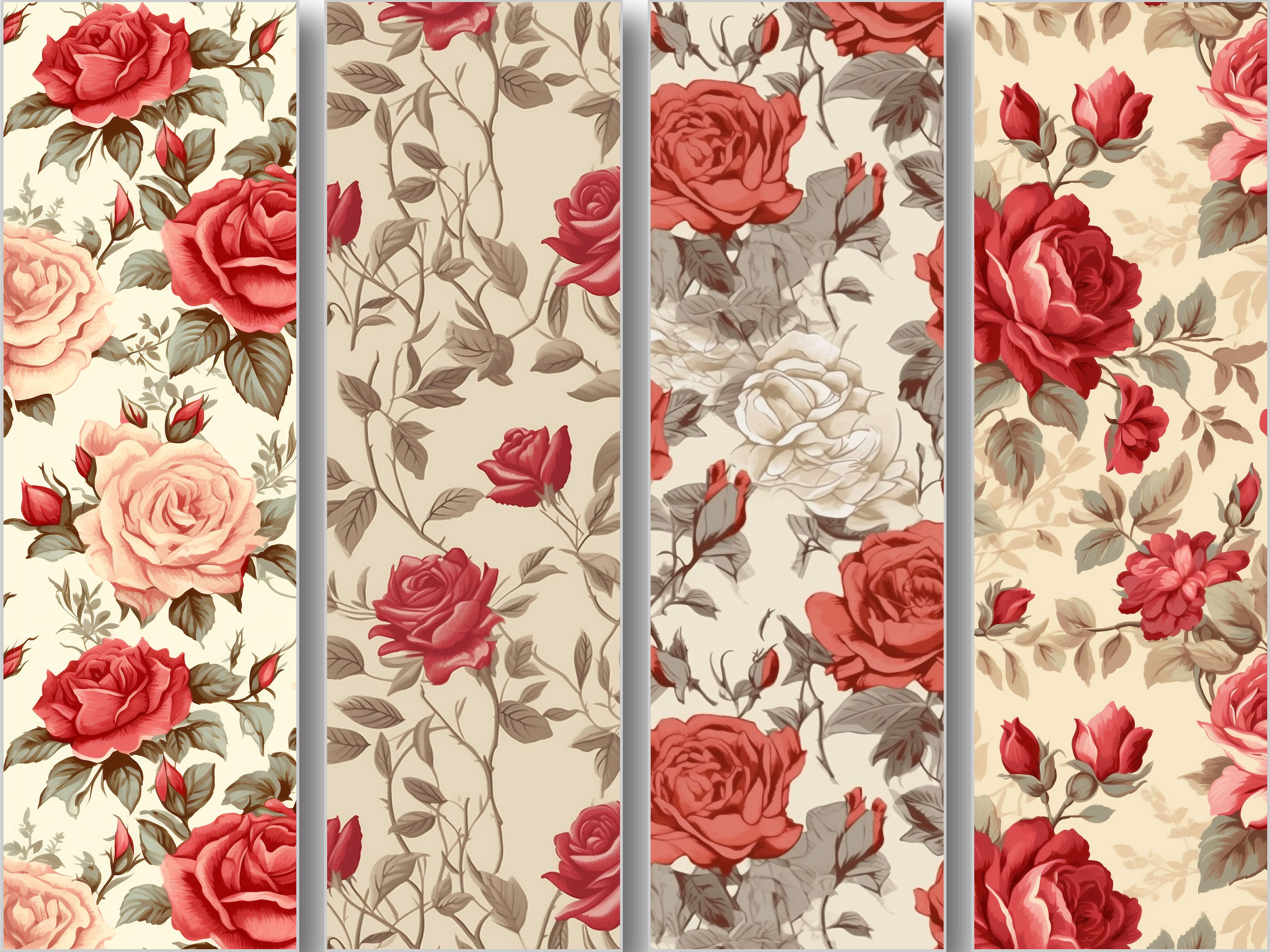 Floral Seamless Pattern Digital Paper Commercial Use Digital - Etsy