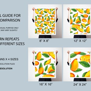 Fruit Design Digital Paper Seamless Patterns for Print on Demand ...