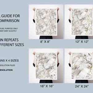 Marble Design Digital Paper Seamless Patterns for Print on Demand ...