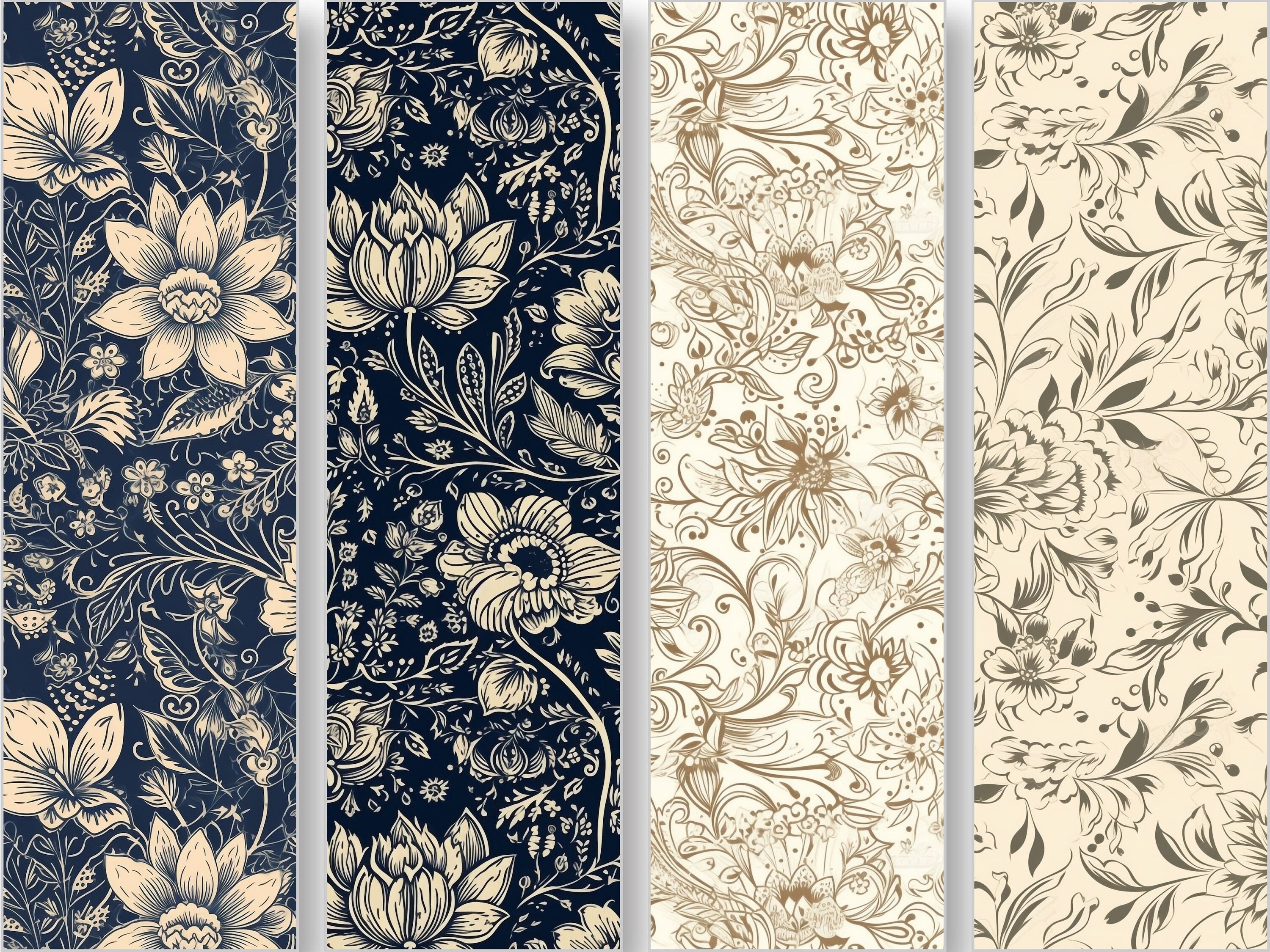 Seamless Patterns for Print on Demand Commercial Use Digital Patterns ...