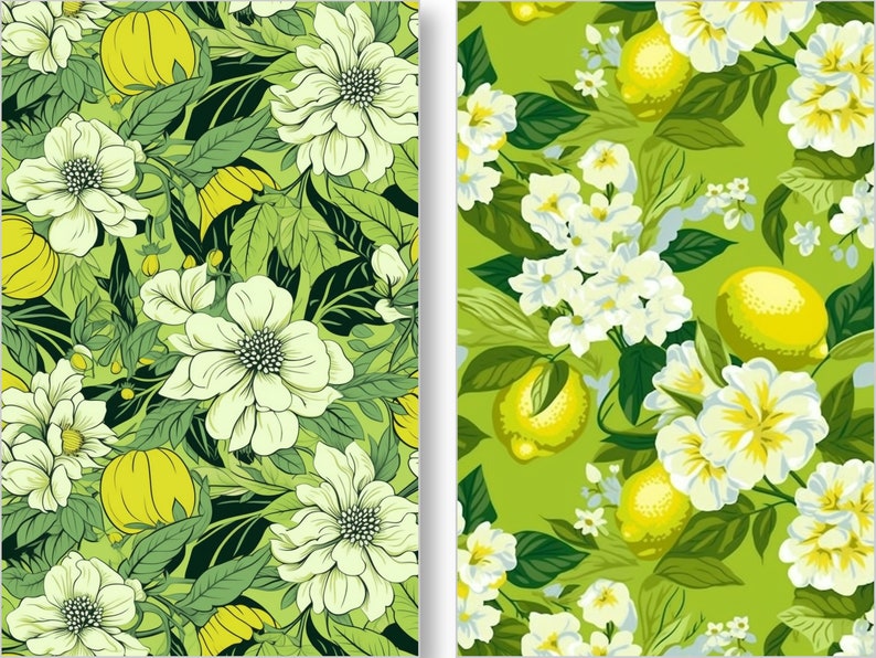 Floral Seamless Pattern Digital Paper Commercial Use Digital Patterns ...