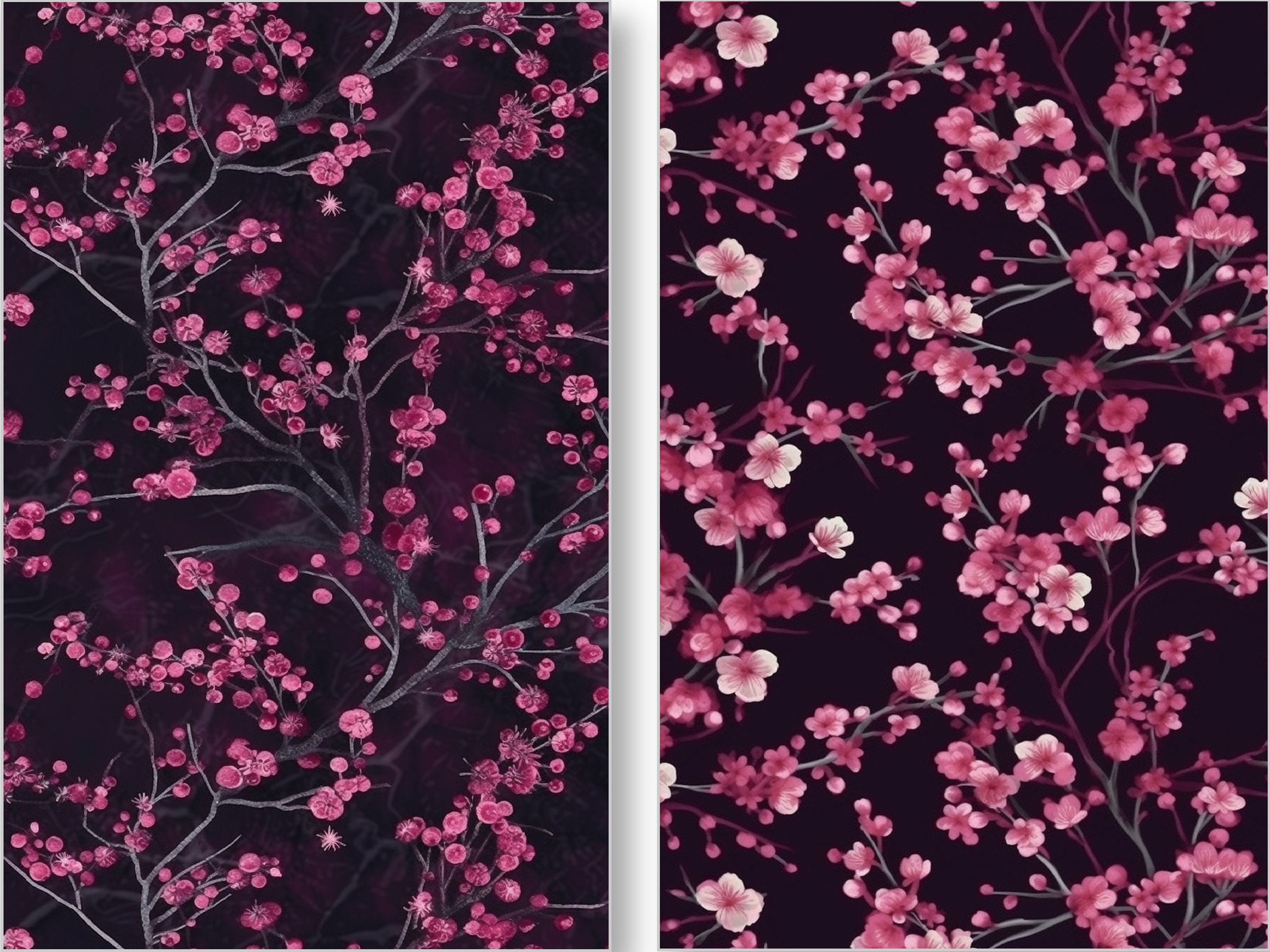 Seamless Floral Patterns for Print on Demand (digital Patterns) - Etsy