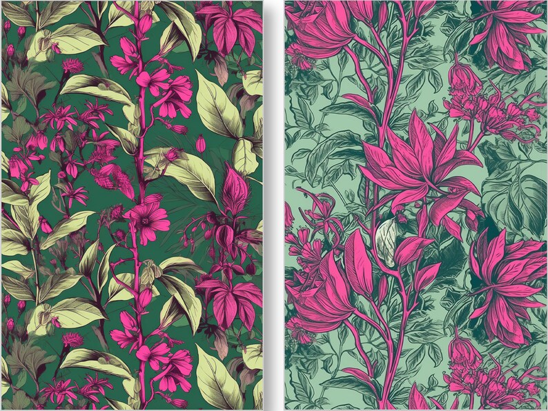 Seamless Patterns for Print on Demand Commercial Use Digital Patterns ...