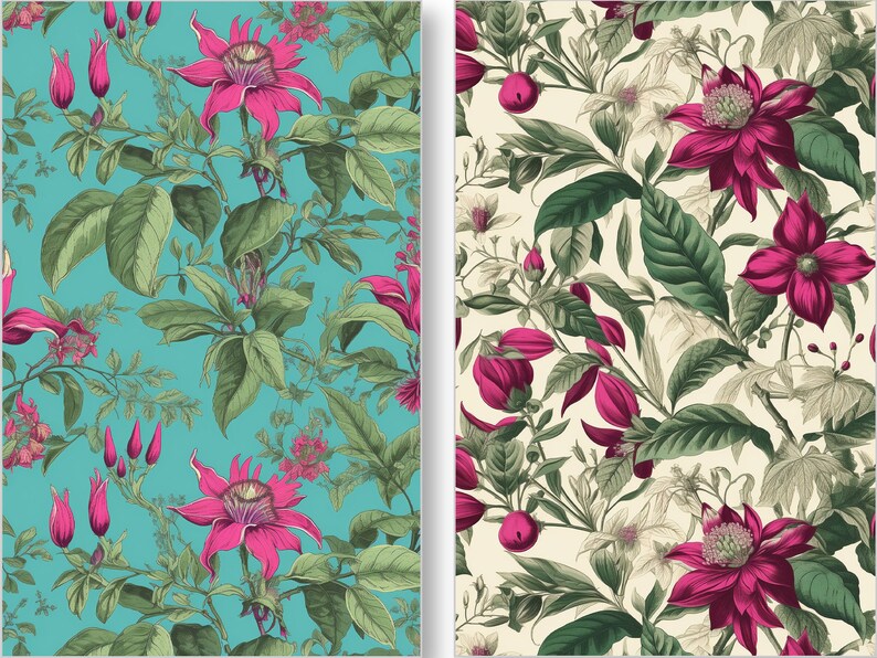 Seamless Patterns for Print on Demand Commercial Use Digital Patterns ...
