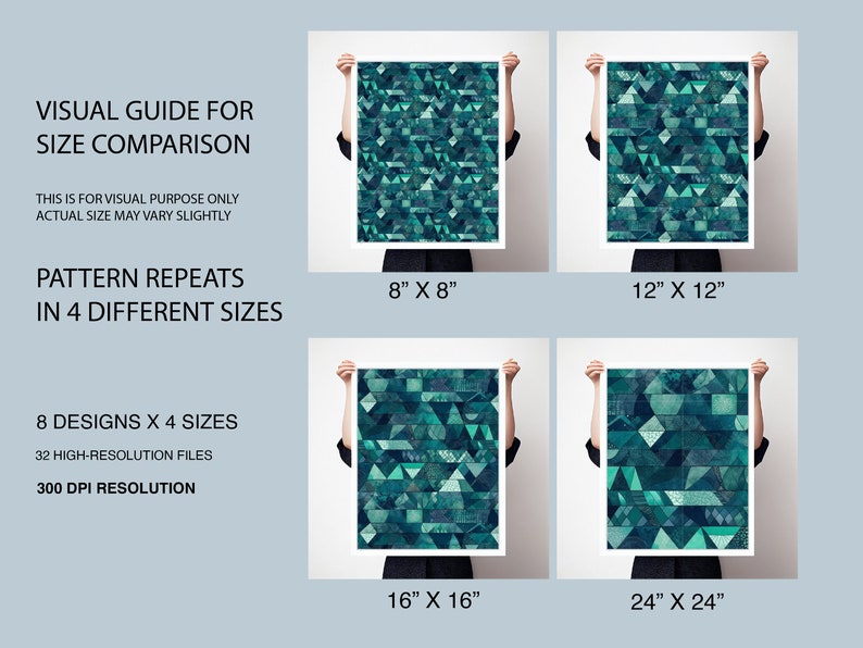 Seamless Digital Patterns for Print on Demand Commercial and Personal ...