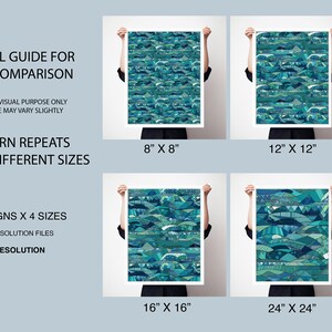 Seamless Digital Patterns for Print on Demand Commercial and Personal ...