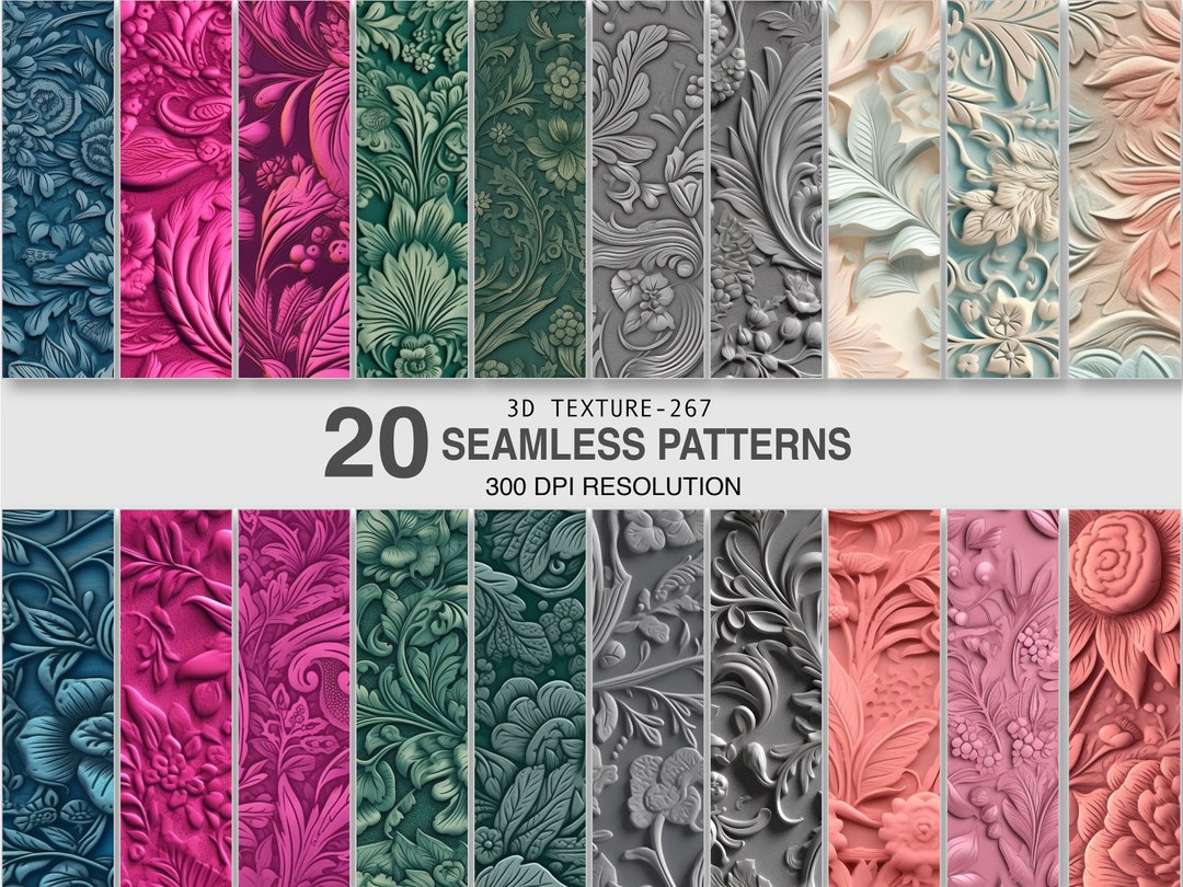 Seamless Patterns for Print on Demand Commercial Use Digital Patterns ...