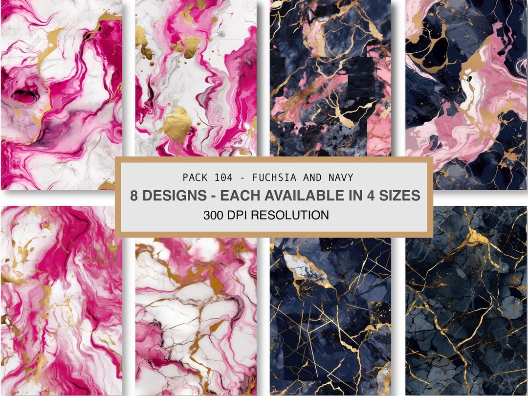 Marble Design Digital Paper Seamless Patterns for Print on Demand ...