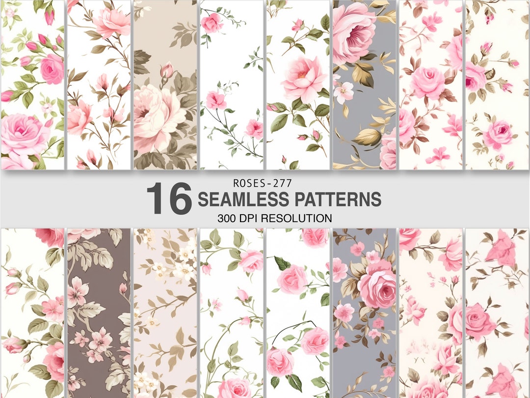 Seamless Patterns for Print on Demand Commercial Use Digital Patterns ...