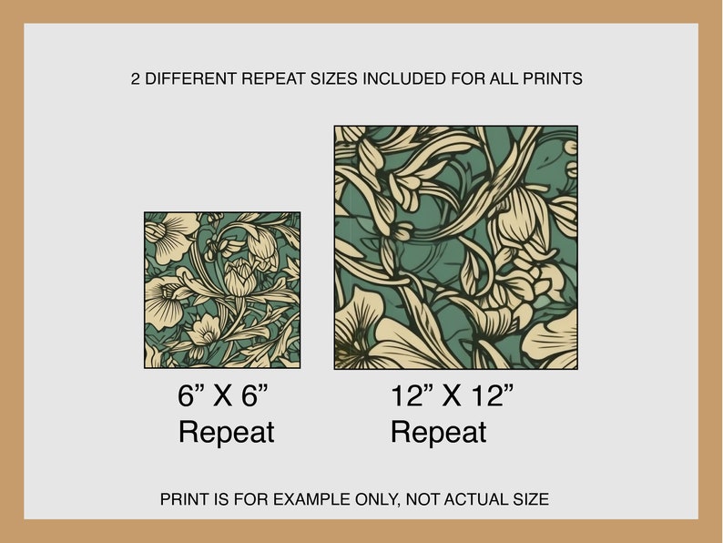 Seamless Patterns for Print on Demand Commercial Use Digital Patterns ...