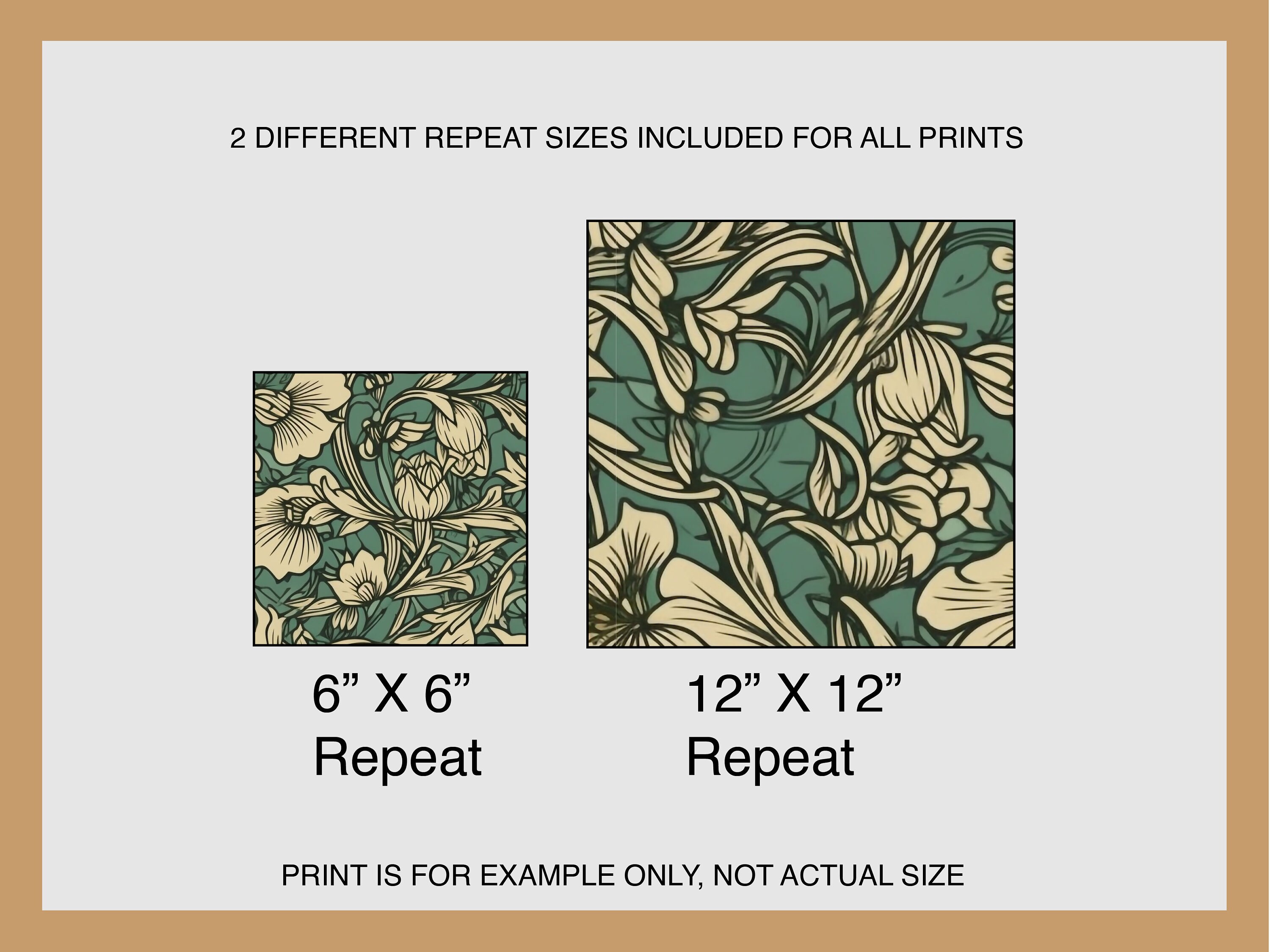 Seamless Patterns for Print on Demand Commercial Use Digital Patterns ...