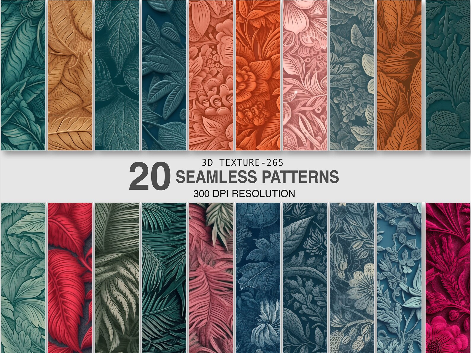 Seamless Patterns for Print on Demand Commercial Use Digital Patterns ...