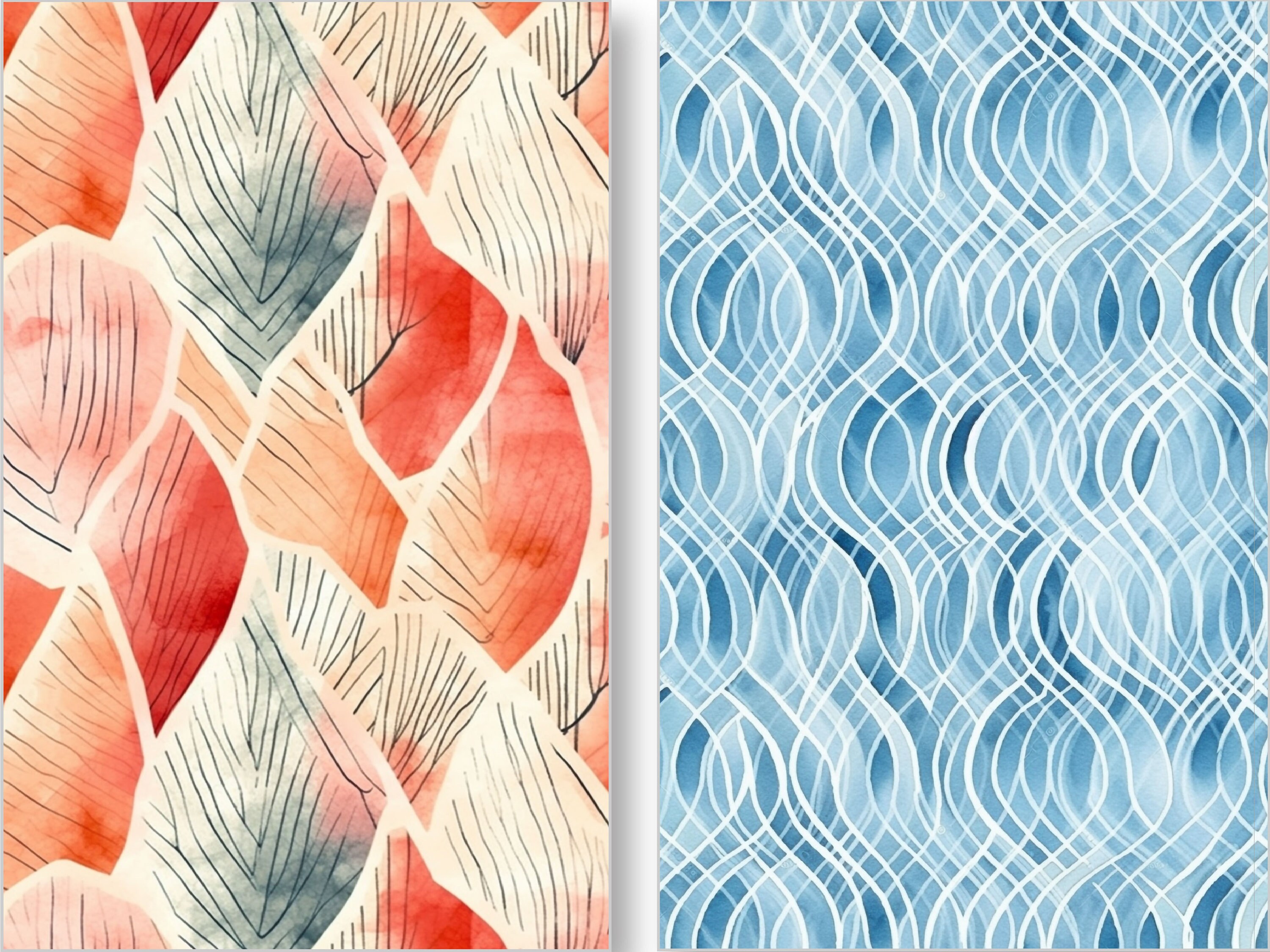 Seamless Patterns for Print on Demand Commercial Use Digital Patterns ...