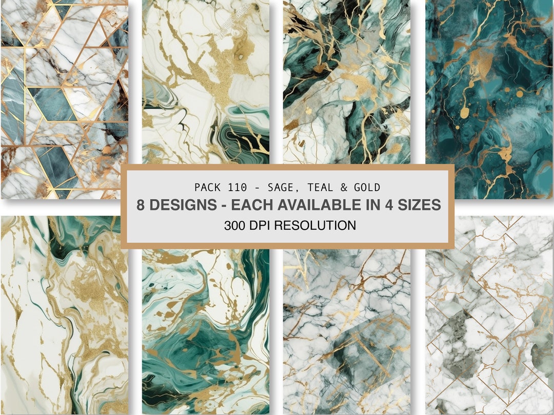 Marble Design Digital Paper Seamless Patterns for Print on Demand ...