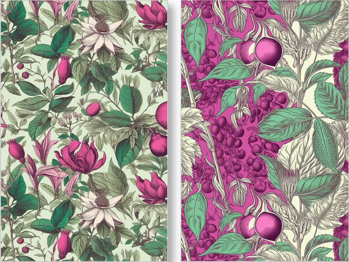 Seamless Patterns for Print on Demand Commercial Use Digital Patterns ...