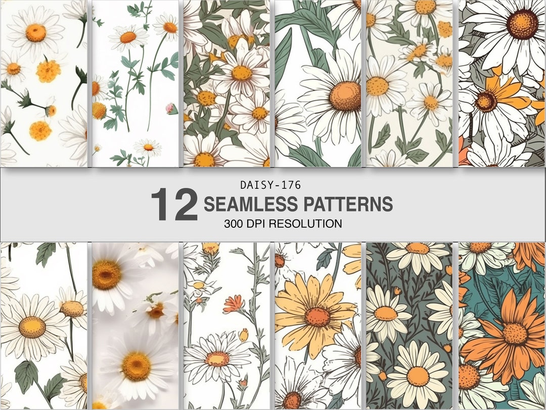 Seamless Patterns for Print on Demand Commercial Use Digital Patterns ...