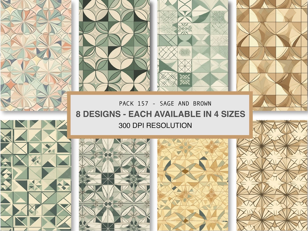 Seamless Digital Patterns for Print on Demand Commercial and Personal ...
