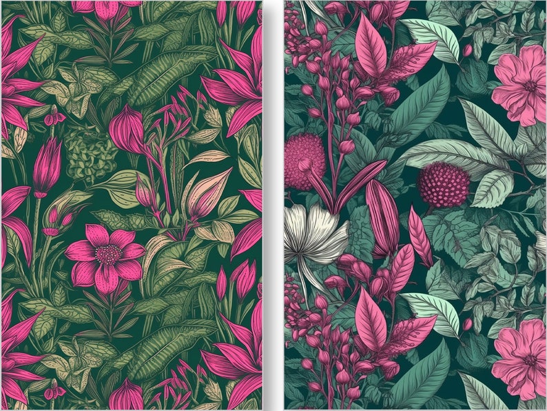 Seamless Patterns for Print on Demand Commercial Use Digital Patterns ...